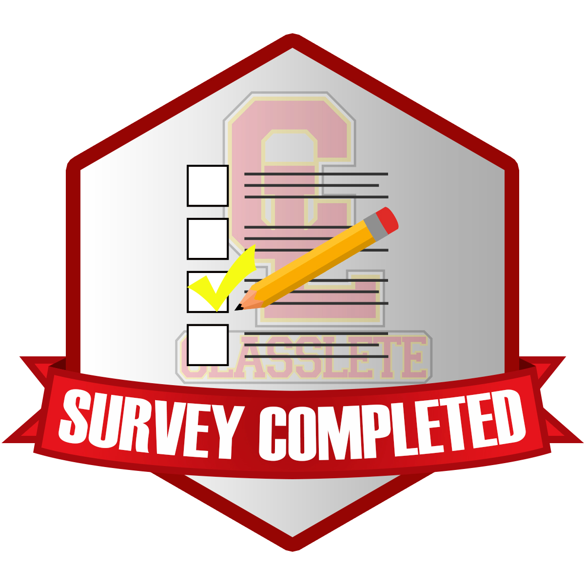 Classlete Survey Completed Badge - classlete.com